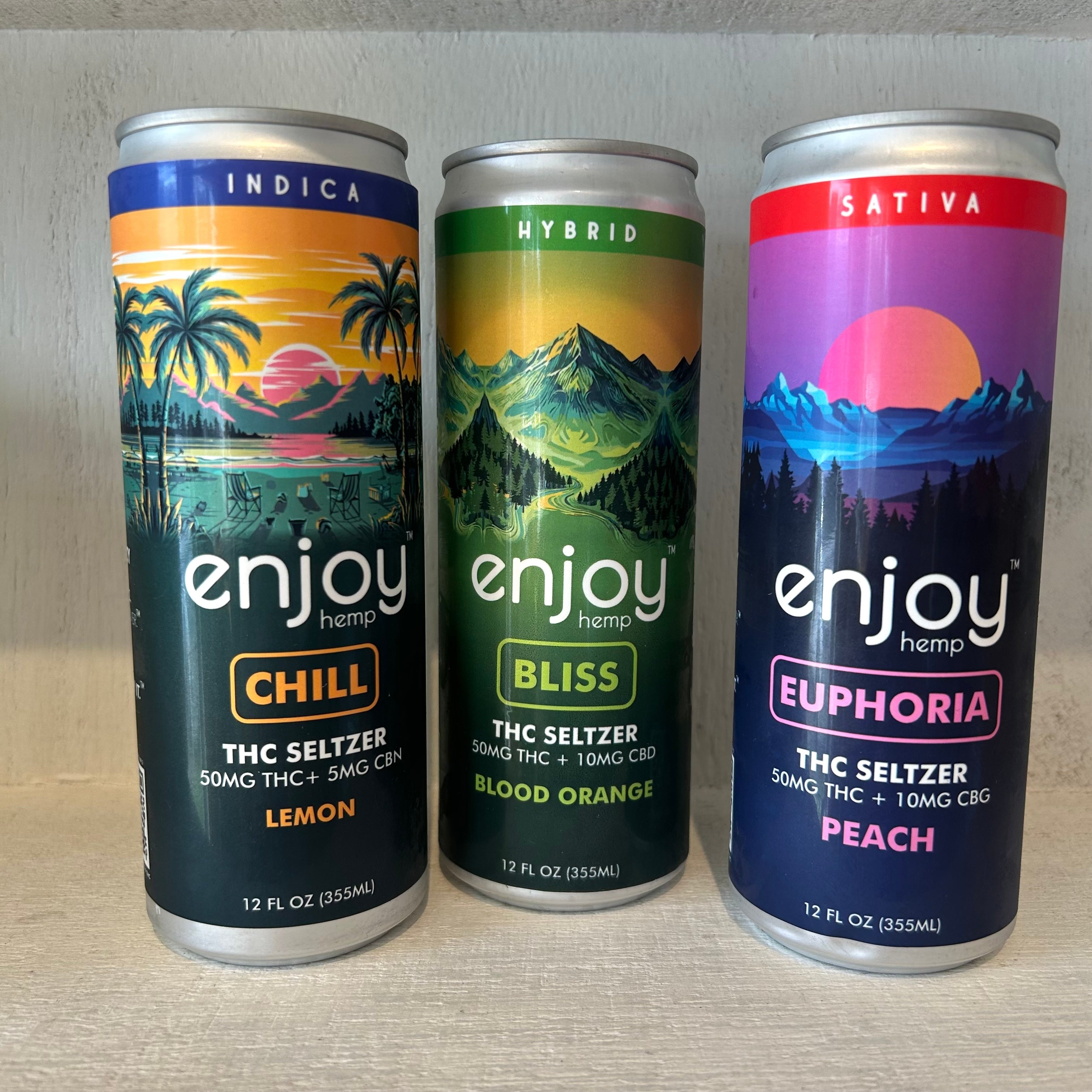 Enjoy 50mg THC Seltzer | Dunedin Hemp Company